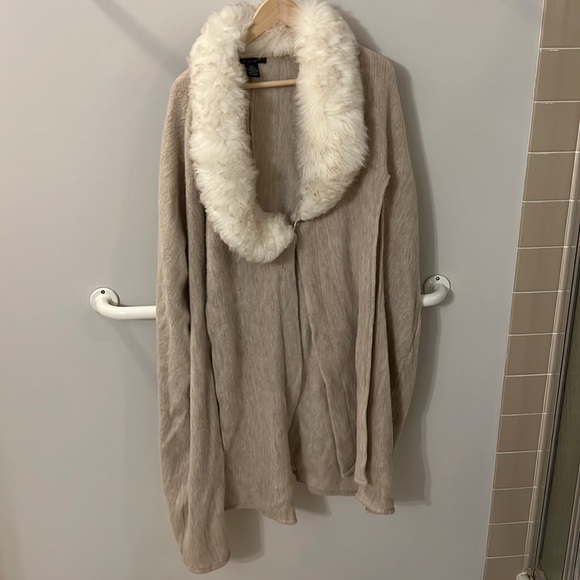 Cejon | Sweaters | Cejon Size Small But Runs Big Faux Fur Arm Cut Out ...